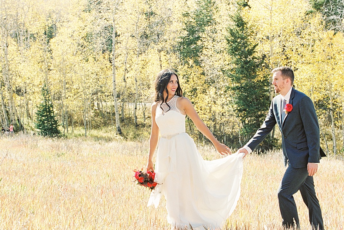 Fall Mountain Wedding Editorial at Tibble Fork Canyon, Utah ...